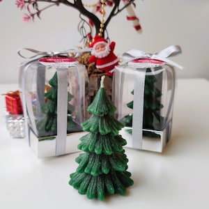Handmade Christmas Tree Candle: Custom Holiday Favors - Etsy