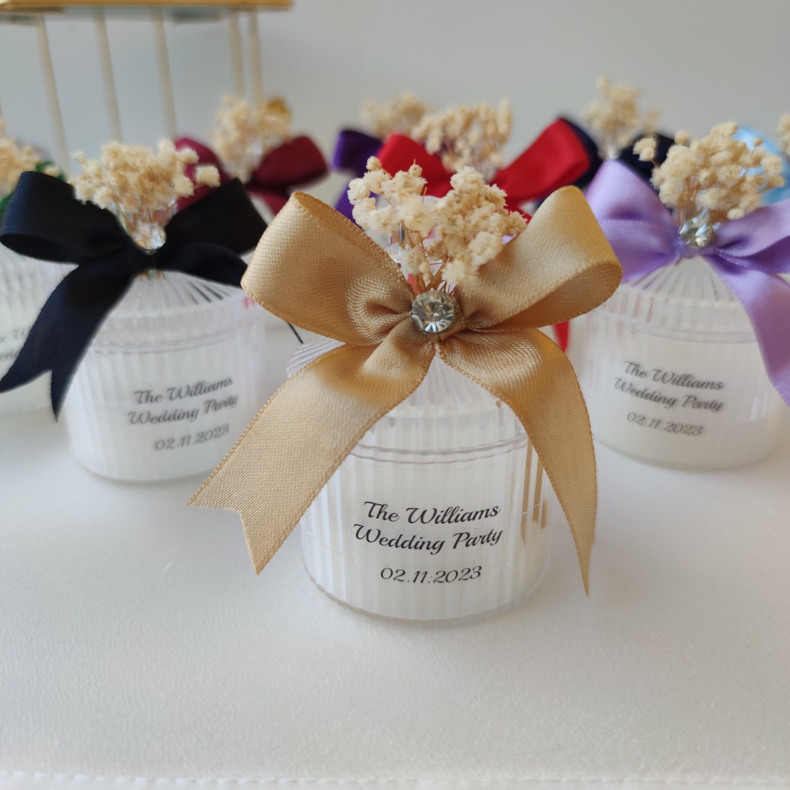 Wedding Candle Favors for Guest Engagement Candle Favors - Etsy