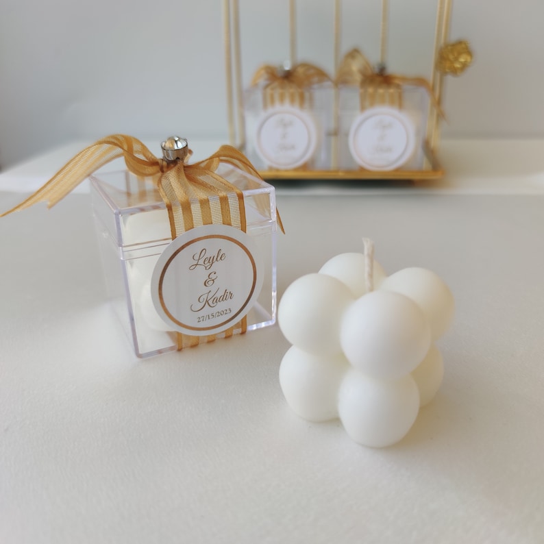 Wedding Candle Favors for Guest Engagement Candle Favors - Etsy