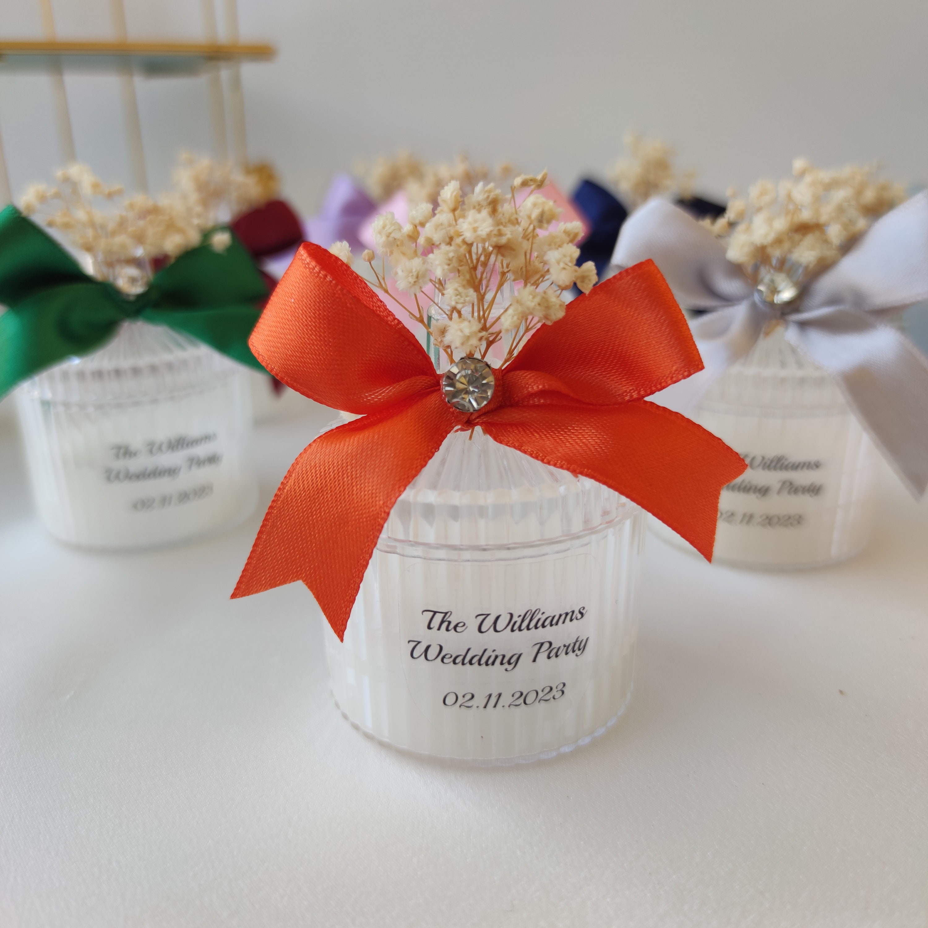 Wedding Candle Favors for Guest Engagement Candle Favors - Etsy