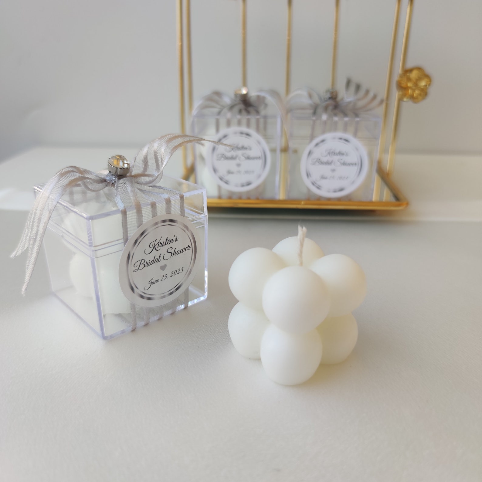 Wedding Candle Favors for Guest Engagement Candle Favors - Etsy