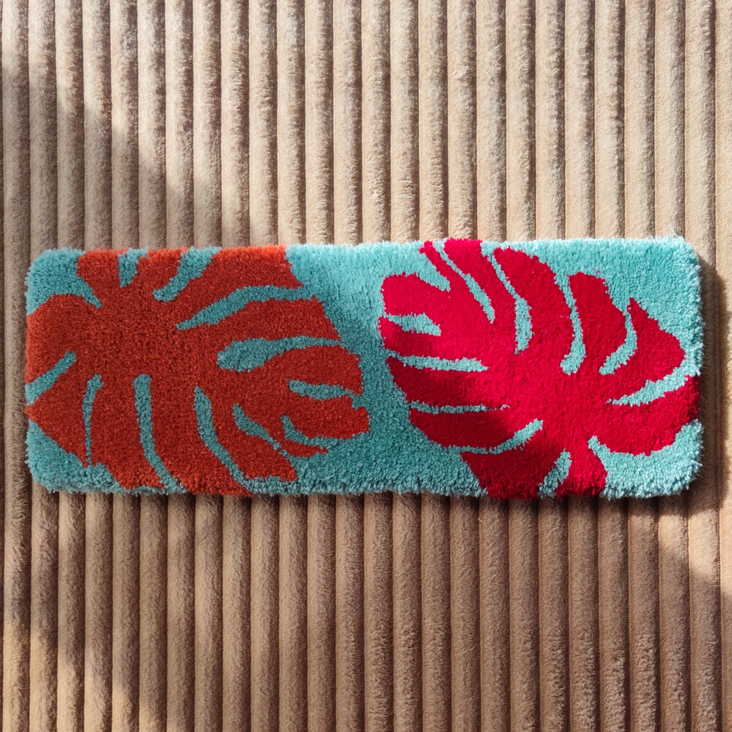 Monstera Leaf Keyboard Rug - Etsy