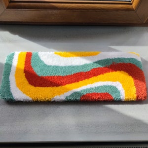 Keyboard Multicolor Wave Rug Soft Touch 2 Different Color Gift for ...