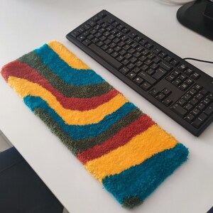 Keyboard Rug Color Wave Soft Touch Rug - Etsy