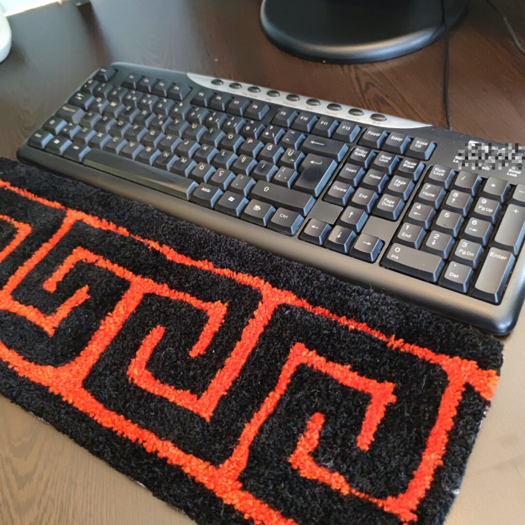 Keyboard Rug Greek Pattern Rug - Etsy