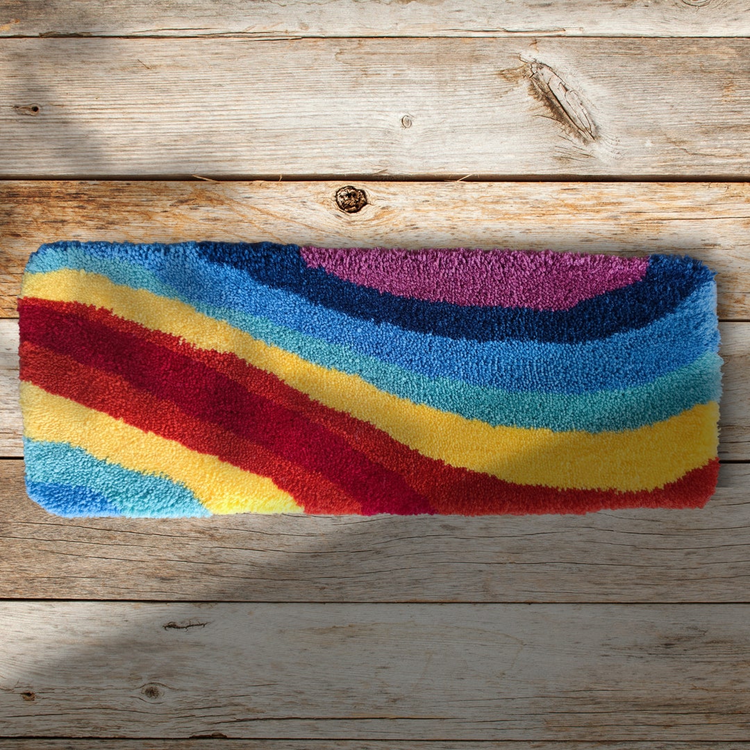 Colorful Wave Rug Rainbow Keyboard Wrist Rest Ergonomic Gift for ...
