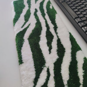 Keyboard Rug Soft Touch White Green - Etsy