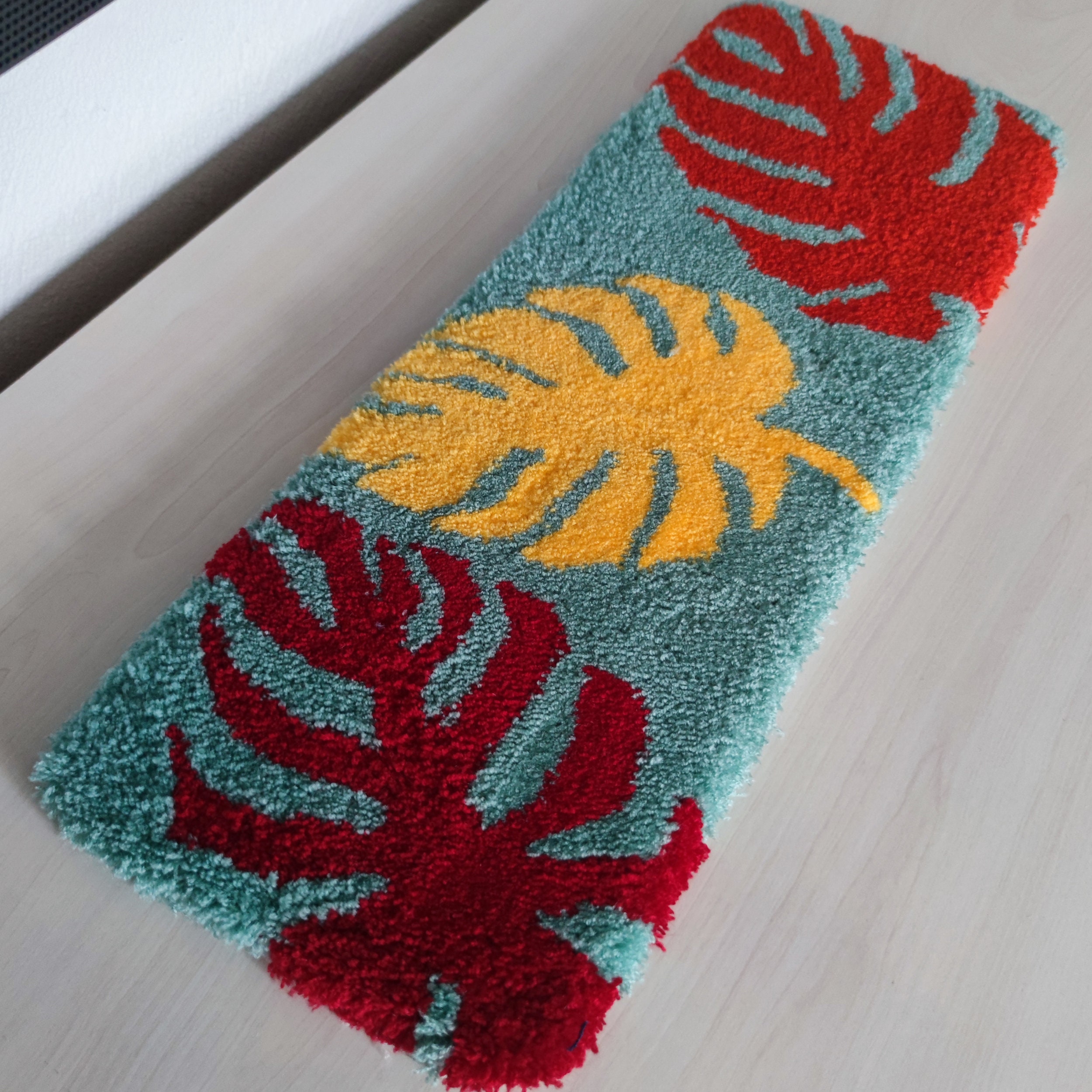 Monstera Leaf Keyboard Rug - Etsy