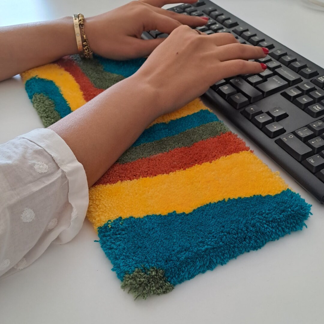 Keyboard Rug Color Wave Soft Touch Rug - Etsy