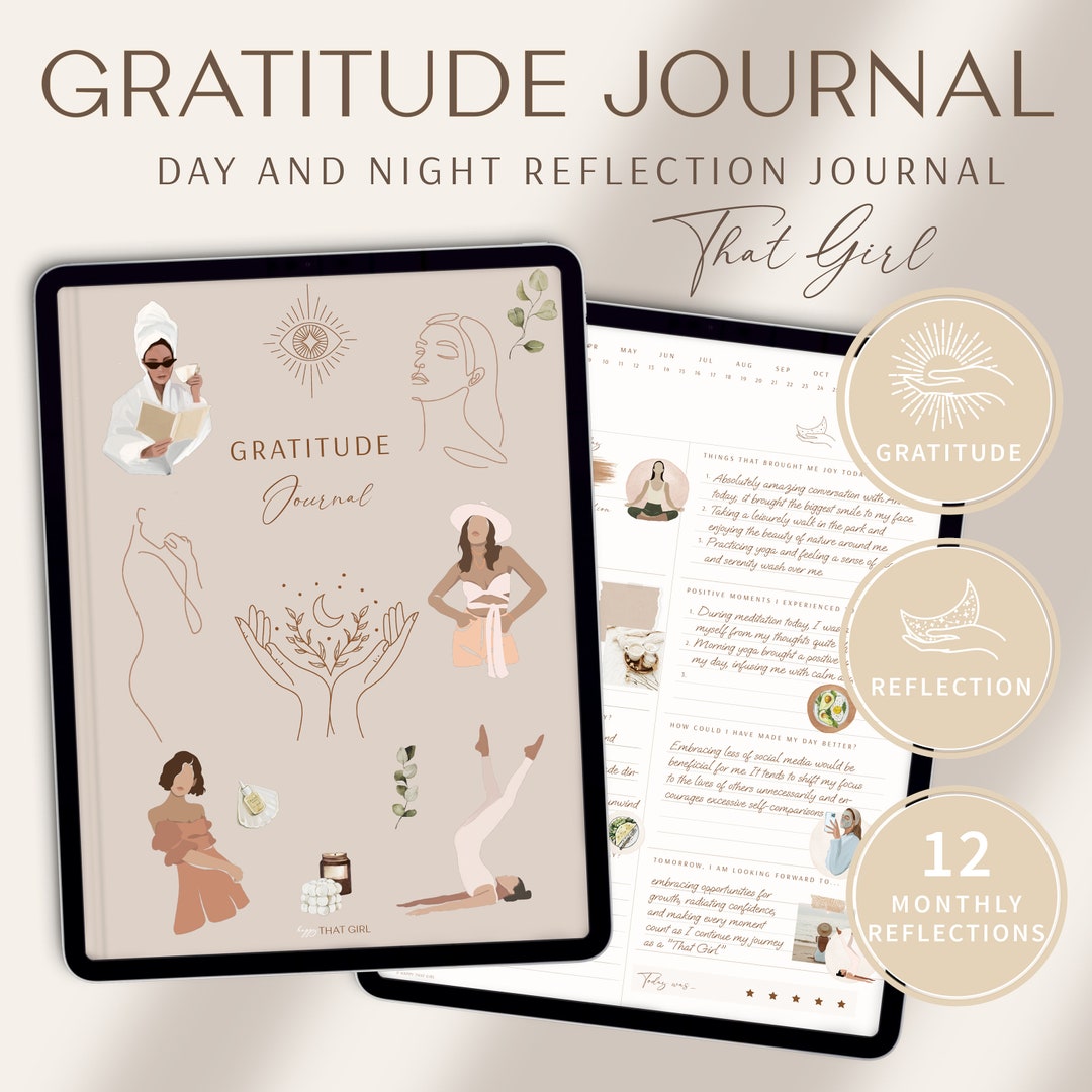 Digital Gratitude Journal / iPad Planner / Goodnotes Planner / Daily ...