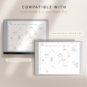 Remarkable Paper Pro Yearly Planner for 2025 / Digital Planner for ...