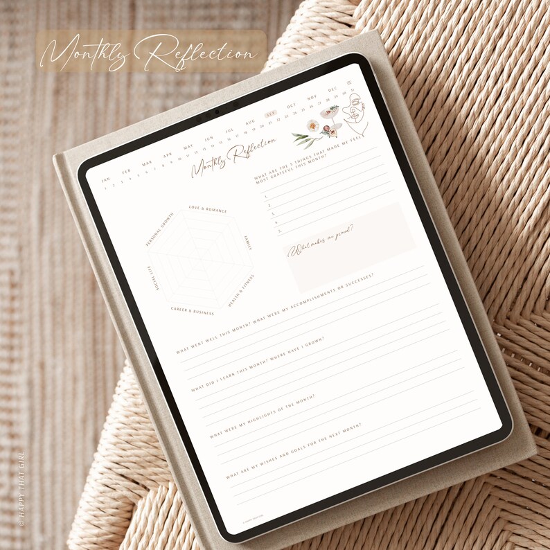 Digital Gratitude Journal / iPad Planner / Goodnotes Planner / Daily ...