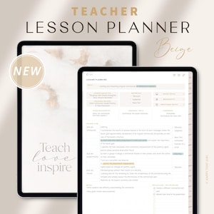 Digital Lesson Planner for Teachers, Individual Lesson Plan for ...