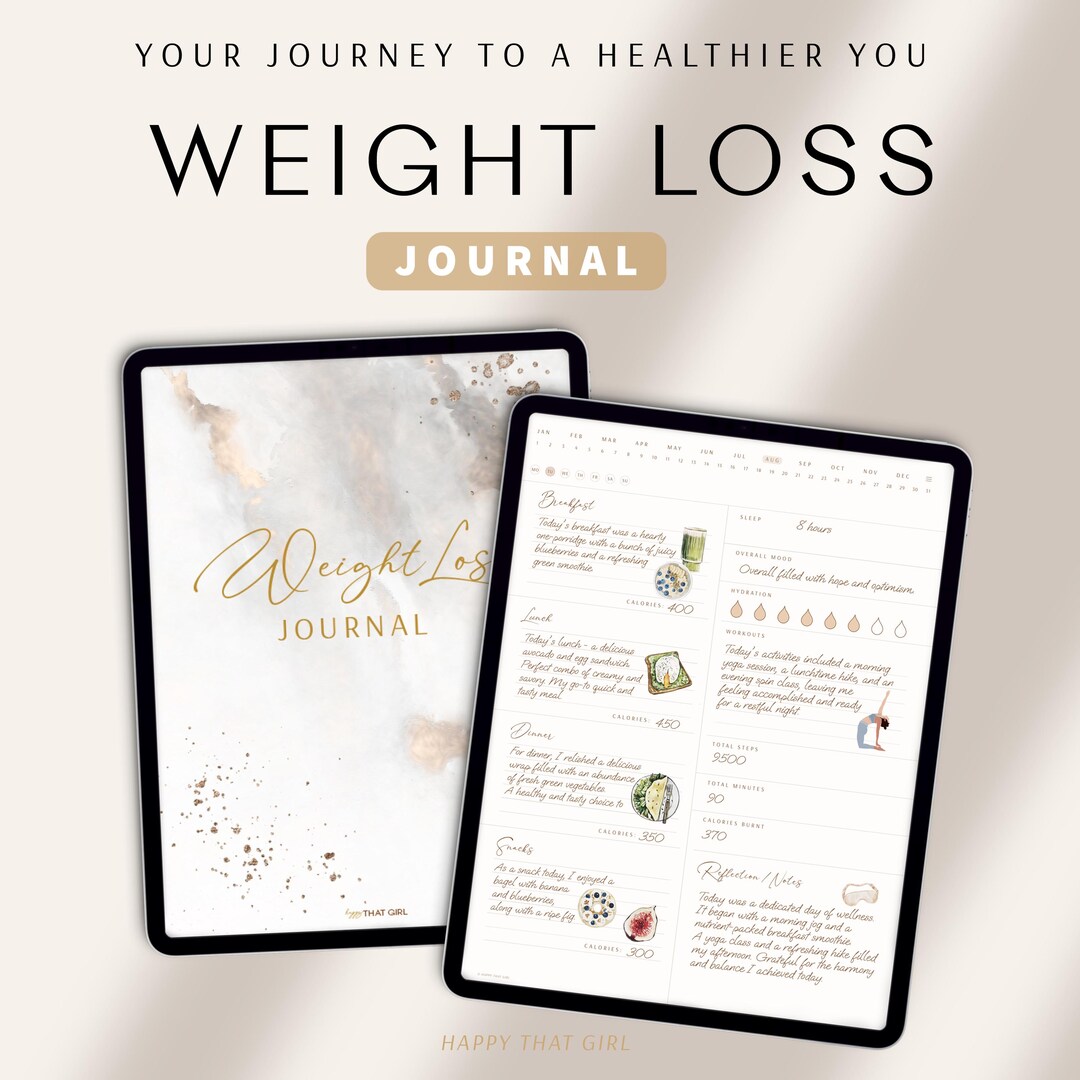 Weight Loss Journal | iPad Planner | Fitness Planner | Workout Planner ...