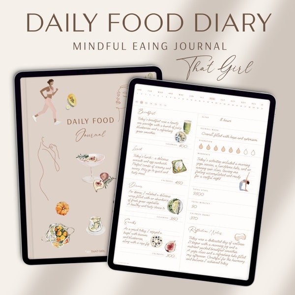 Food Journal - Etsy