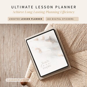 Digital Lesson Planner for Teachers, Individual Lesson Plan for ...