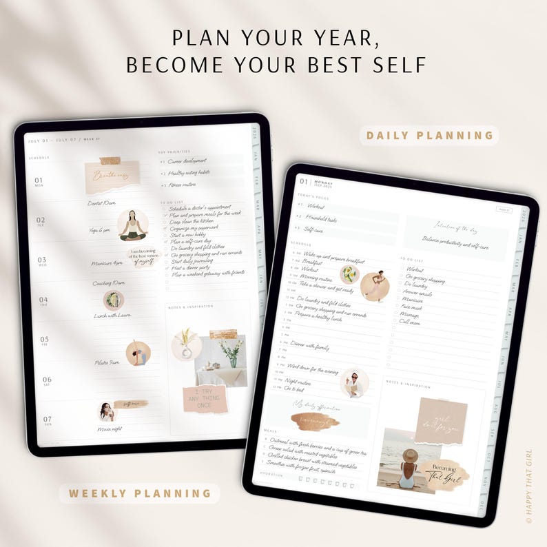 Minimalist 2026 Digital Planner for iPad | Goodnotes Planner | Portrait ...