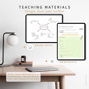 Digital Lesson Planner for Teachers, Individual Lesson Plan for ...