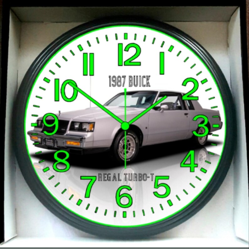1987 Buick Regal Turbo Glow in the Dark Wall Clock New! - Etsy