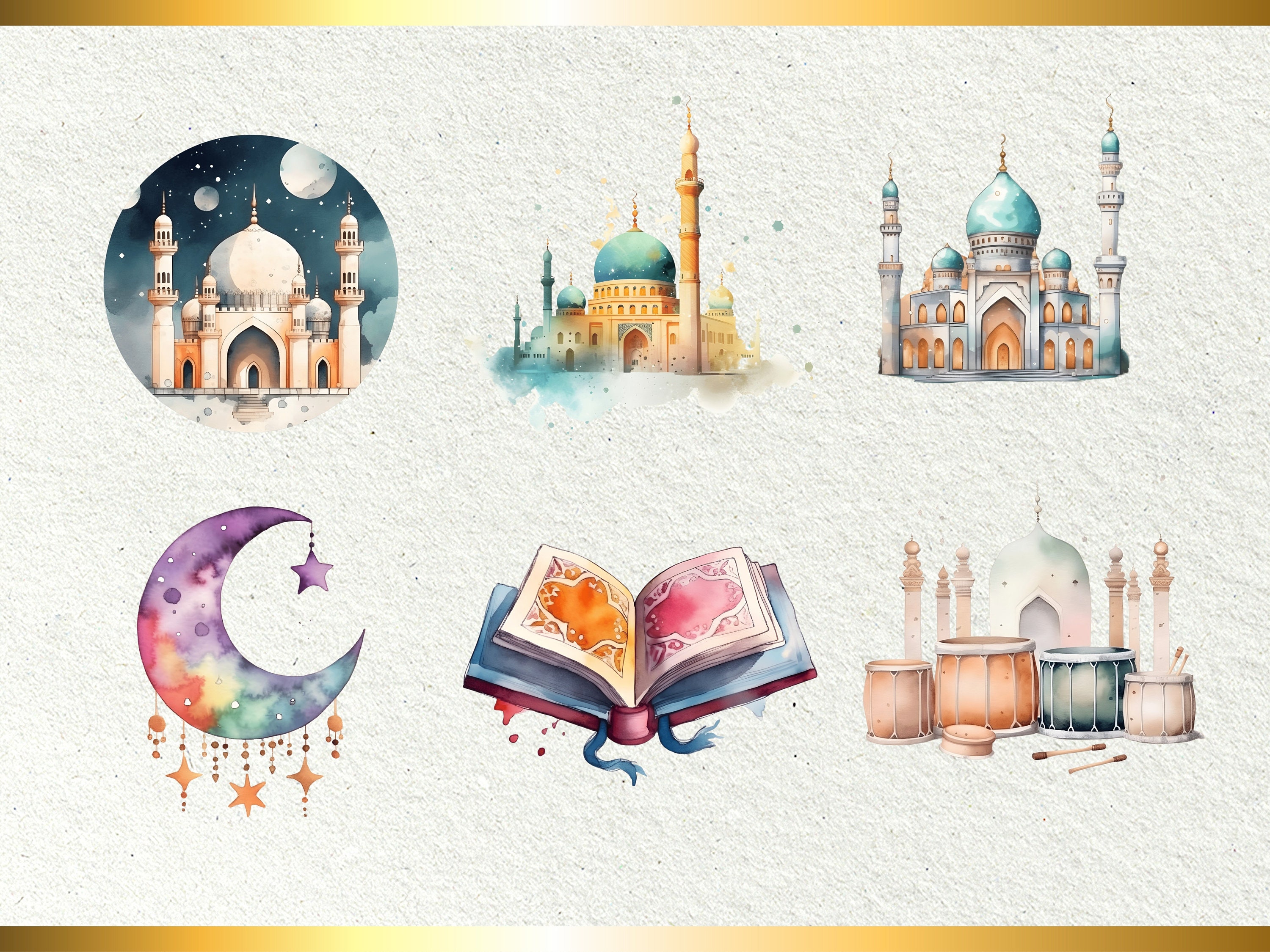 43 High-quality Islamic Cliparts Bundle + 2 Bonus Surprises - Cute ...