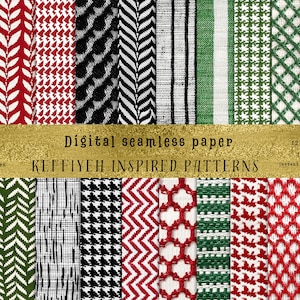 35 Keffiyeh Inspired Seamless Patterns - Perfect for Sublimation, Home ...