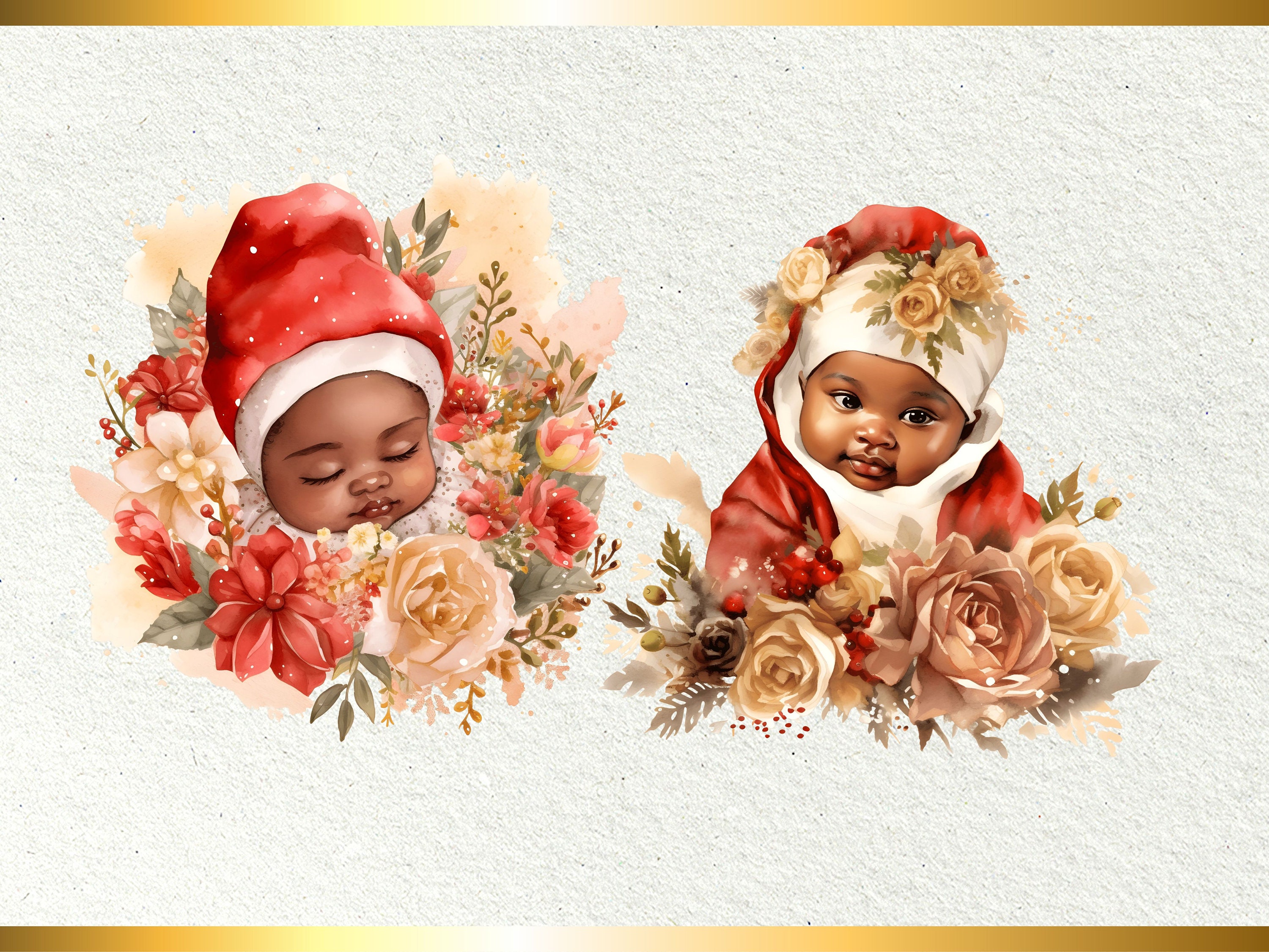 Beautiful Watercolor Baby Clipart Set With Bonus Surprise Perfect for ...