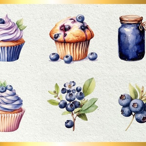 30 Adorable Blueberry Cliparts - Perfect for DIY Crafts, Sublimation ...