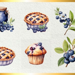 30 Adorable Blueberry Cliparts - Perfect for DIY Crafts, Sublimation ...