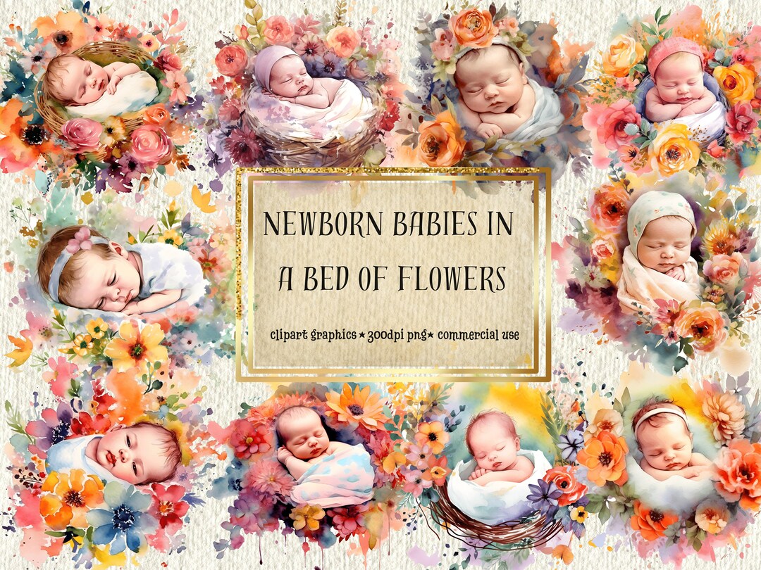 Cute Newborn Baby Clipart, Welcome Baby, Birthday Baby Shower ...