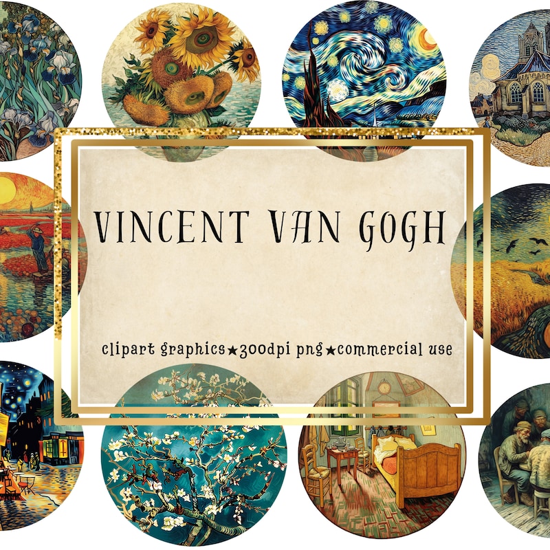 Van Gogh Svg - Etsy