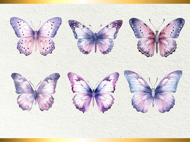 401 Bonus Purple Butterfly Clipart, Butterfly PNG, Butterflies Clipart ...