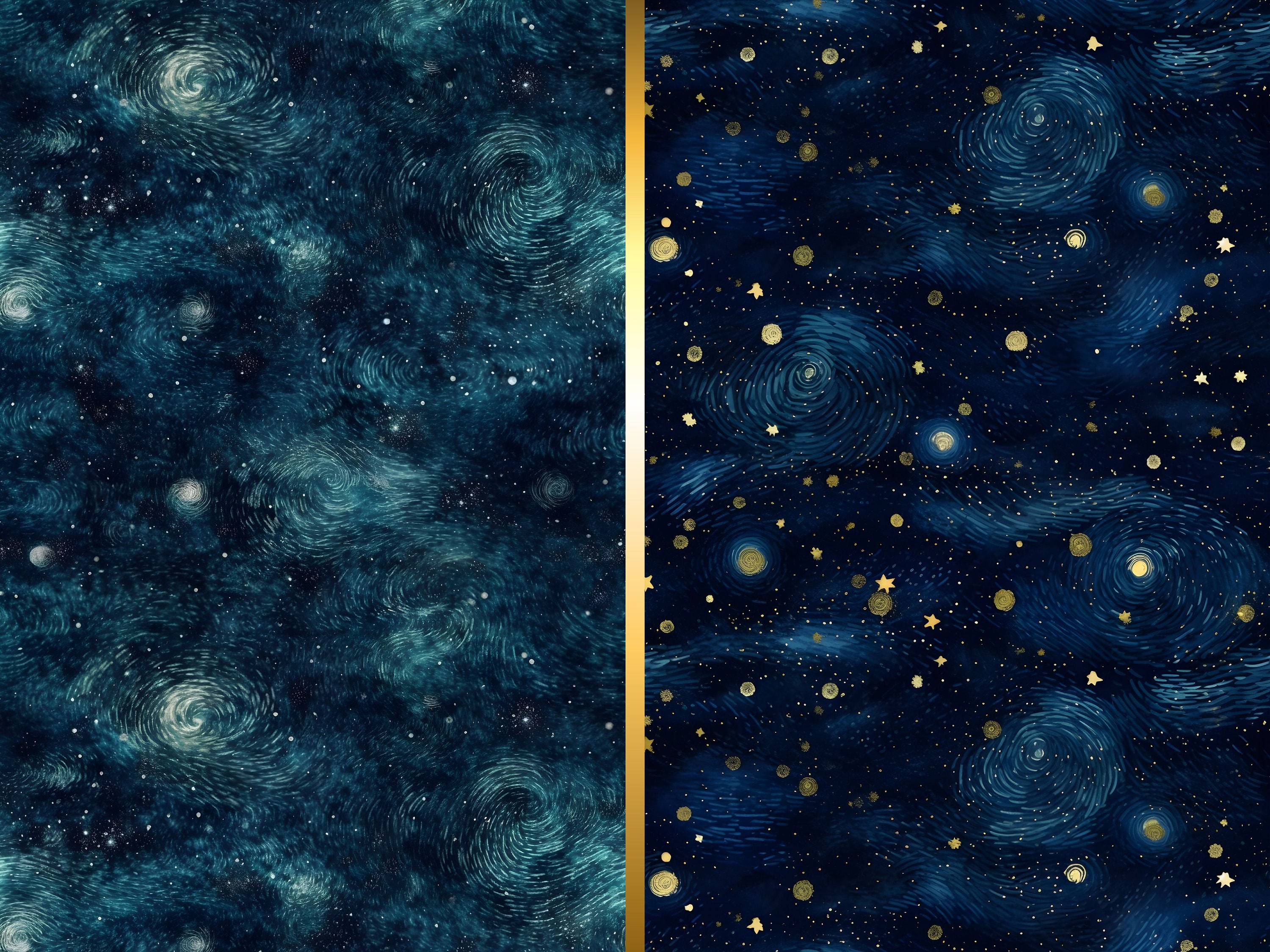 10 Stunning Starry Night Seamless Patterns Bundle for DIY - Etsy