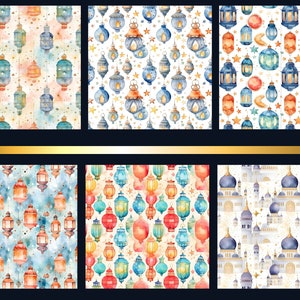 Ramadan and Eid: 20+1 Bonus Seamless Pattern, Cute and Whimsical ...