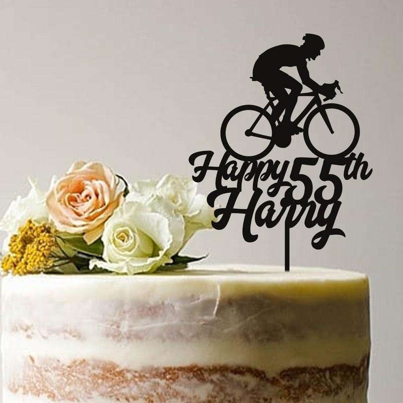 Bicycle Wedding Cake Topper - Etsy