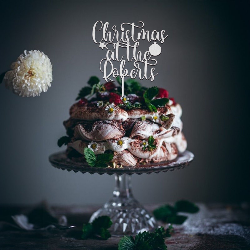 Christmas Cake Topper - Etsy