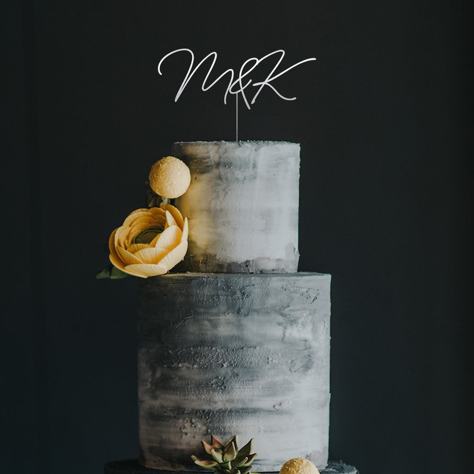 Personalised Wedding Wooden Cake Topper / Handwriting Mr & Mrs - Etsy