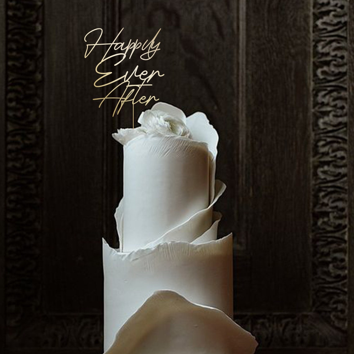 Personalised Wedding Wooden Cake Topper / Handwriting Mr & Mrs - Etsy