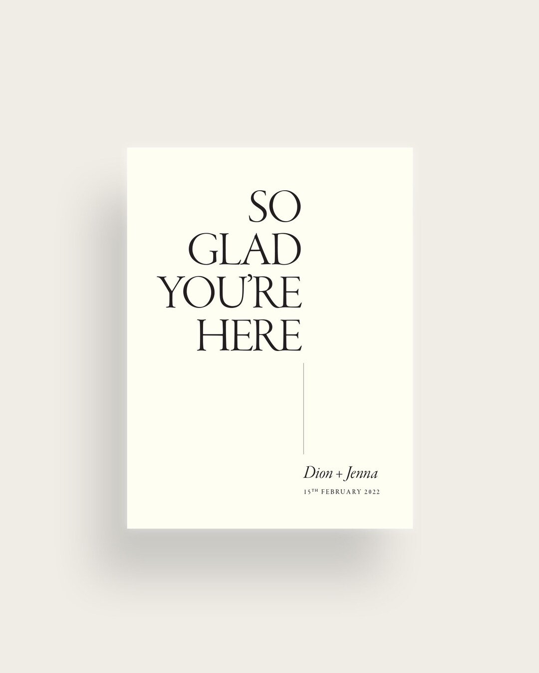 Minimal and Classy Welcome Sign, Stone Collection Welcome Sign, Modern ...