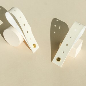 White Strap Set for Hanging Wedding Signage set of 2, Sign Straps ...