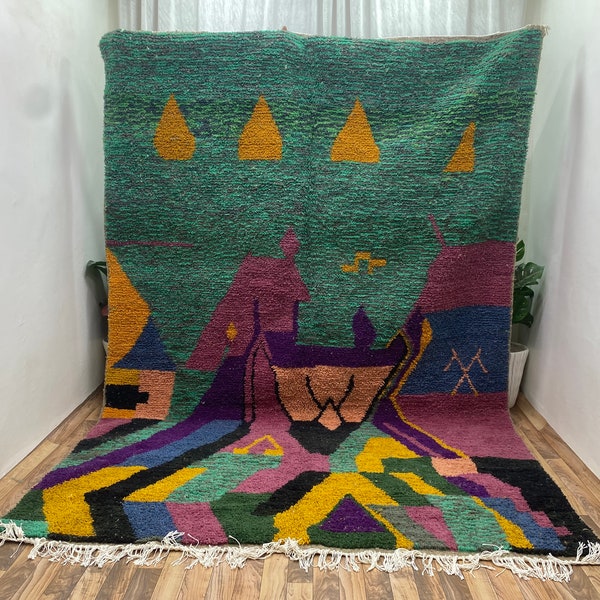 Green Moroccan Rug - Etsy