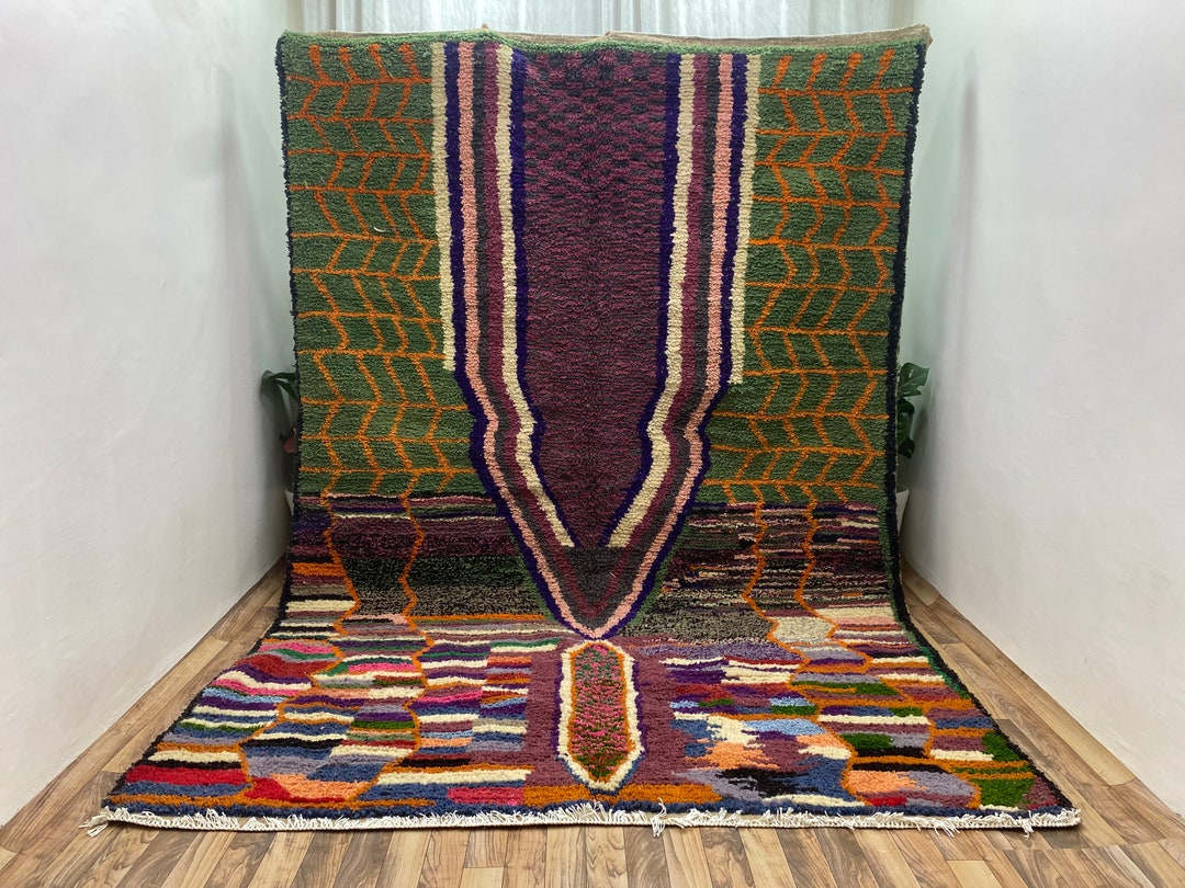 Custom Green Rug Moroccan Rug Green Handmade Rug Moroccan Berber Rug ...