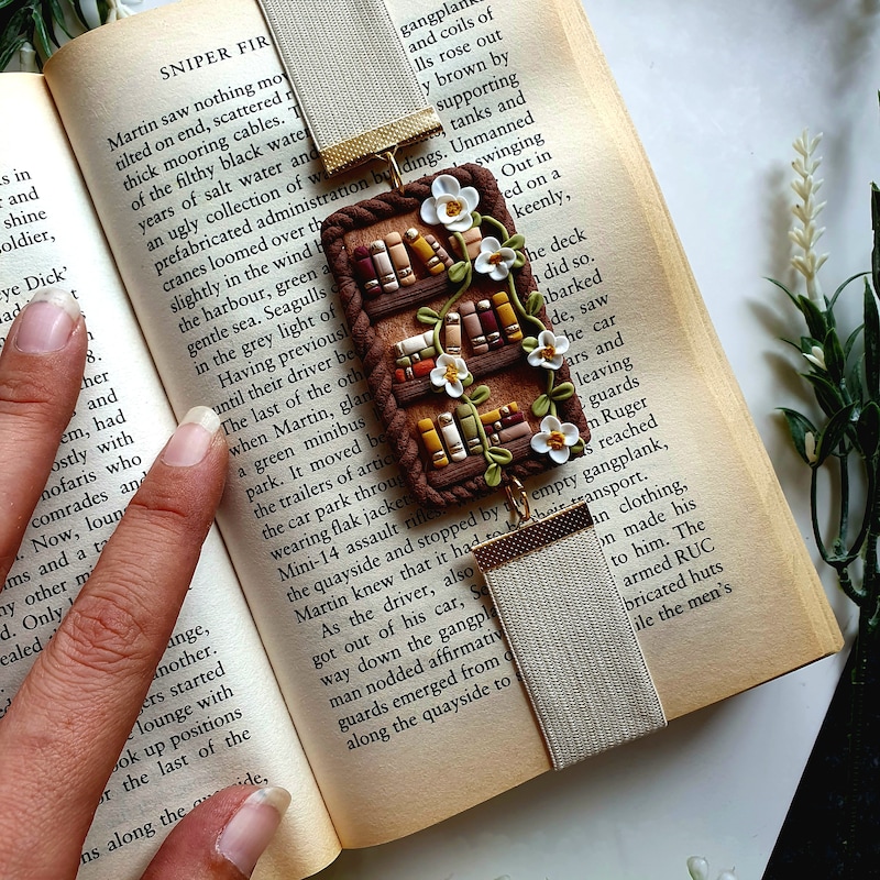 Elastic Bookmark - Etsy