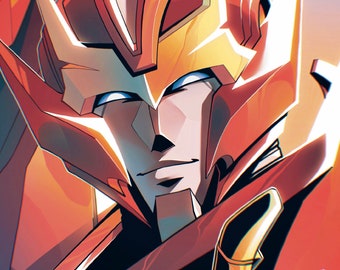 Rodimus Transformers MTMTE Print - Etsy