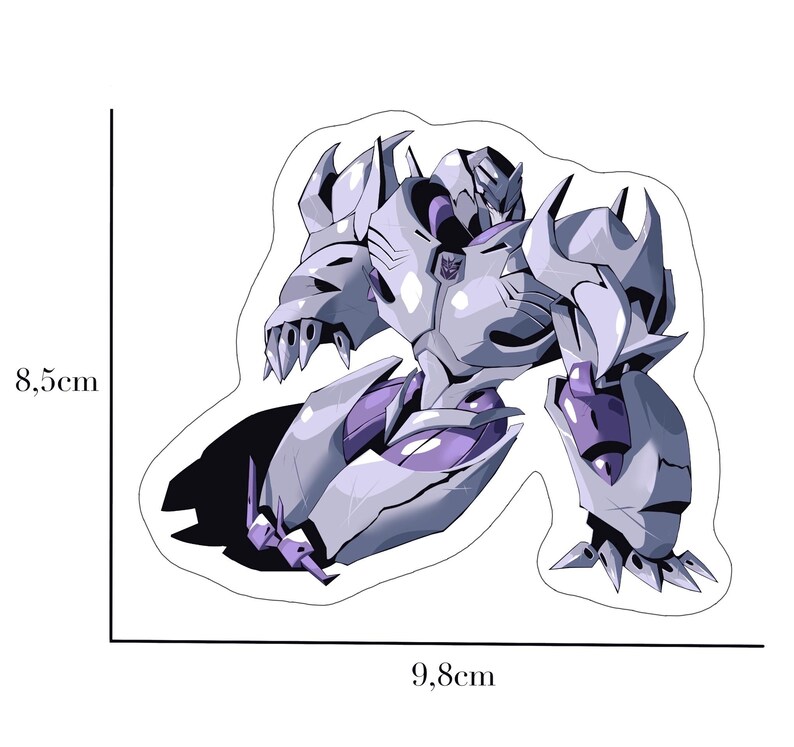 Vinyl Sticker | TFP Megatron - Etsy