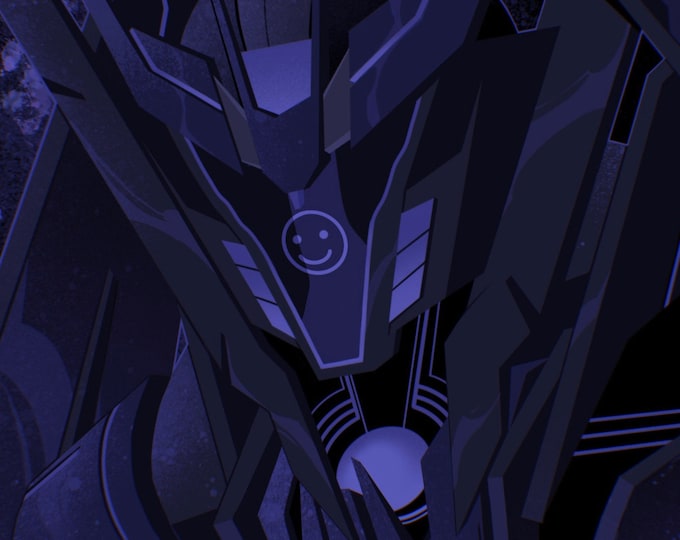 Soundwave Happy Face | Transformers Prime Print - Etsy