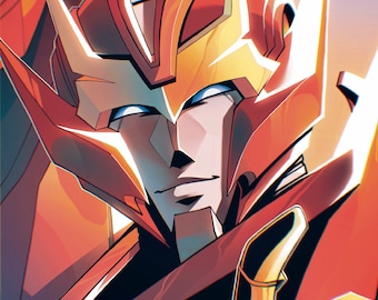 Cyclonus Transformers MTMTE Print - Etsy