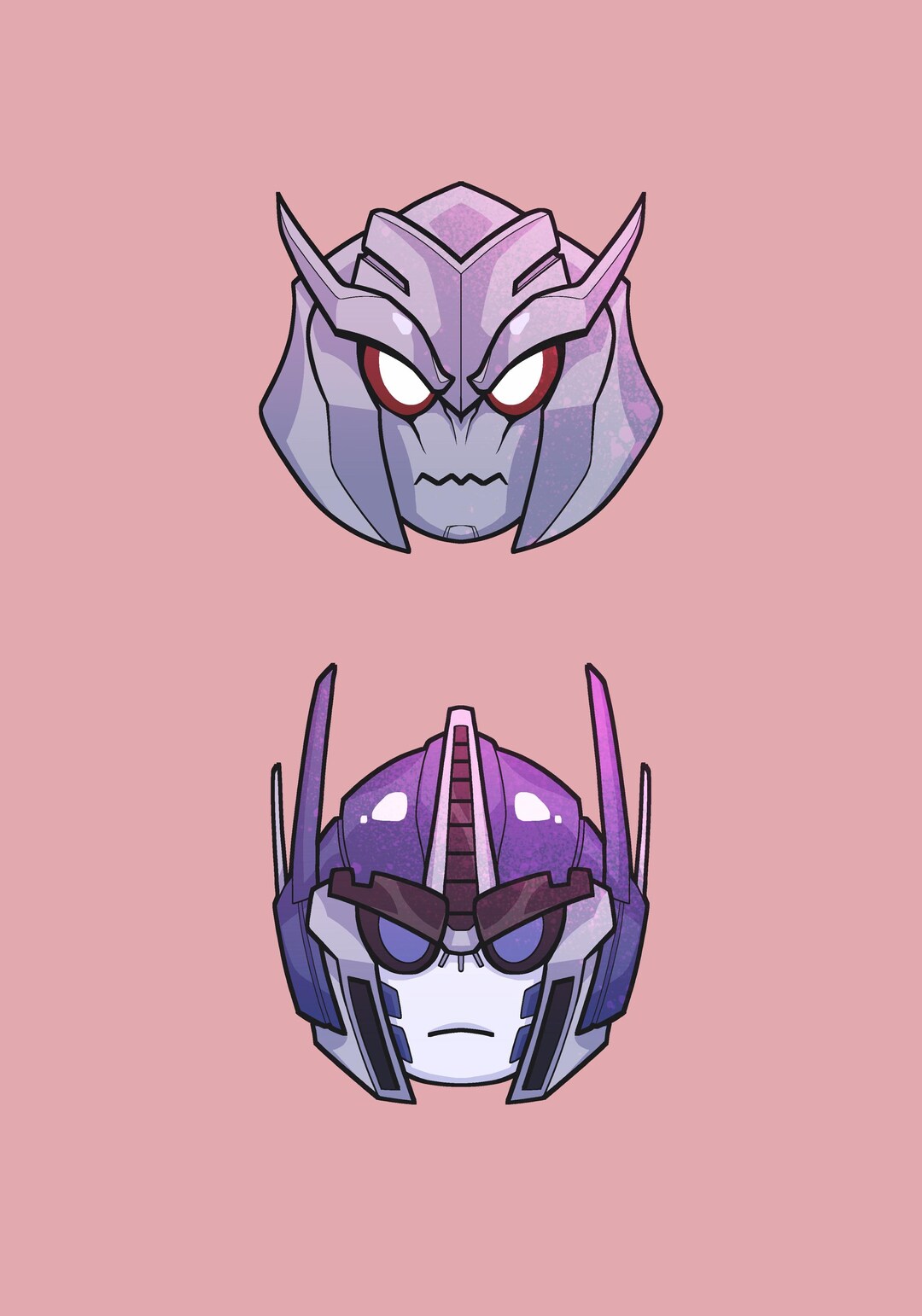 Megatron & Optimus | TFP Pin Buttons - Etsy