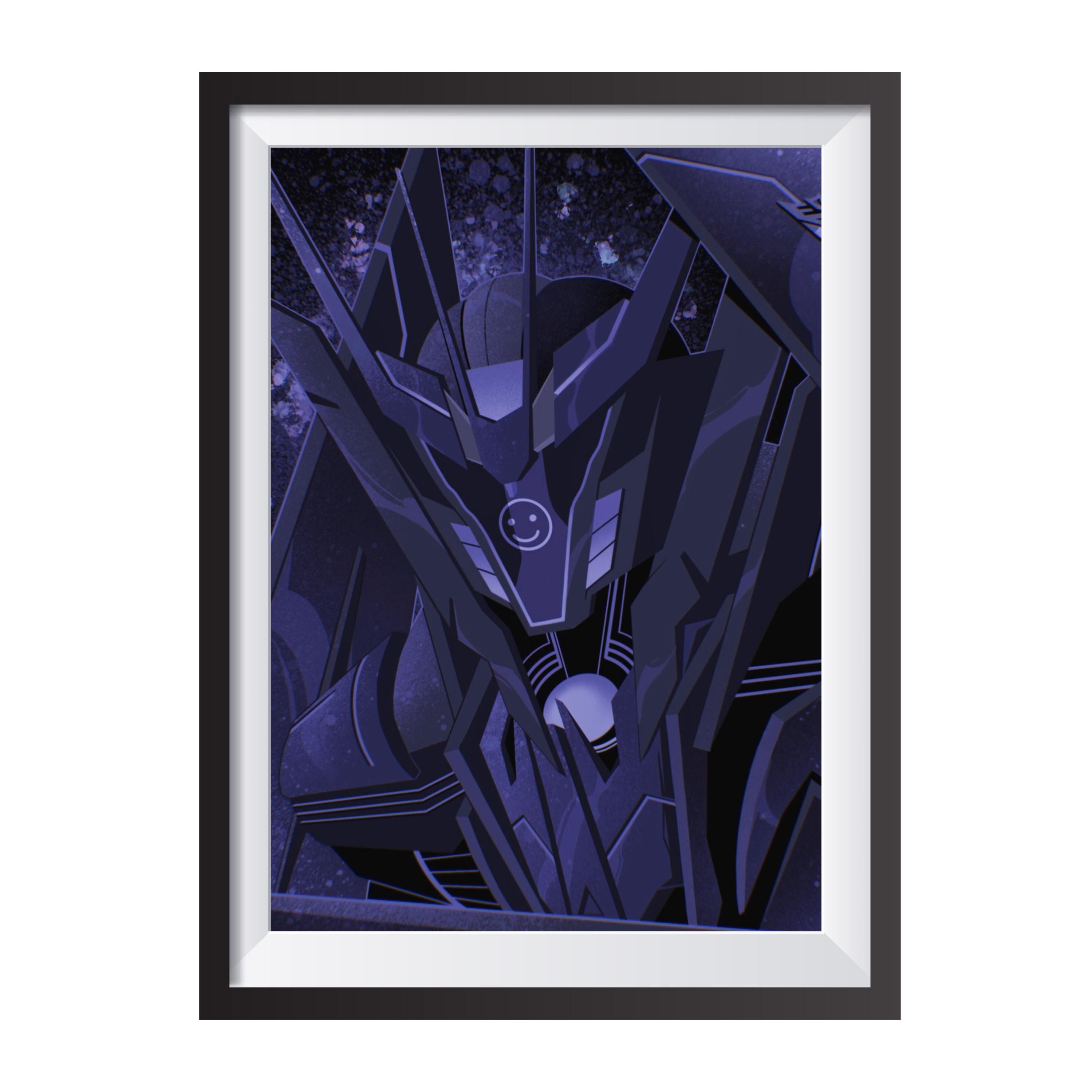 1 Soundwave Happy Face Transformers Prime Print - Etsy