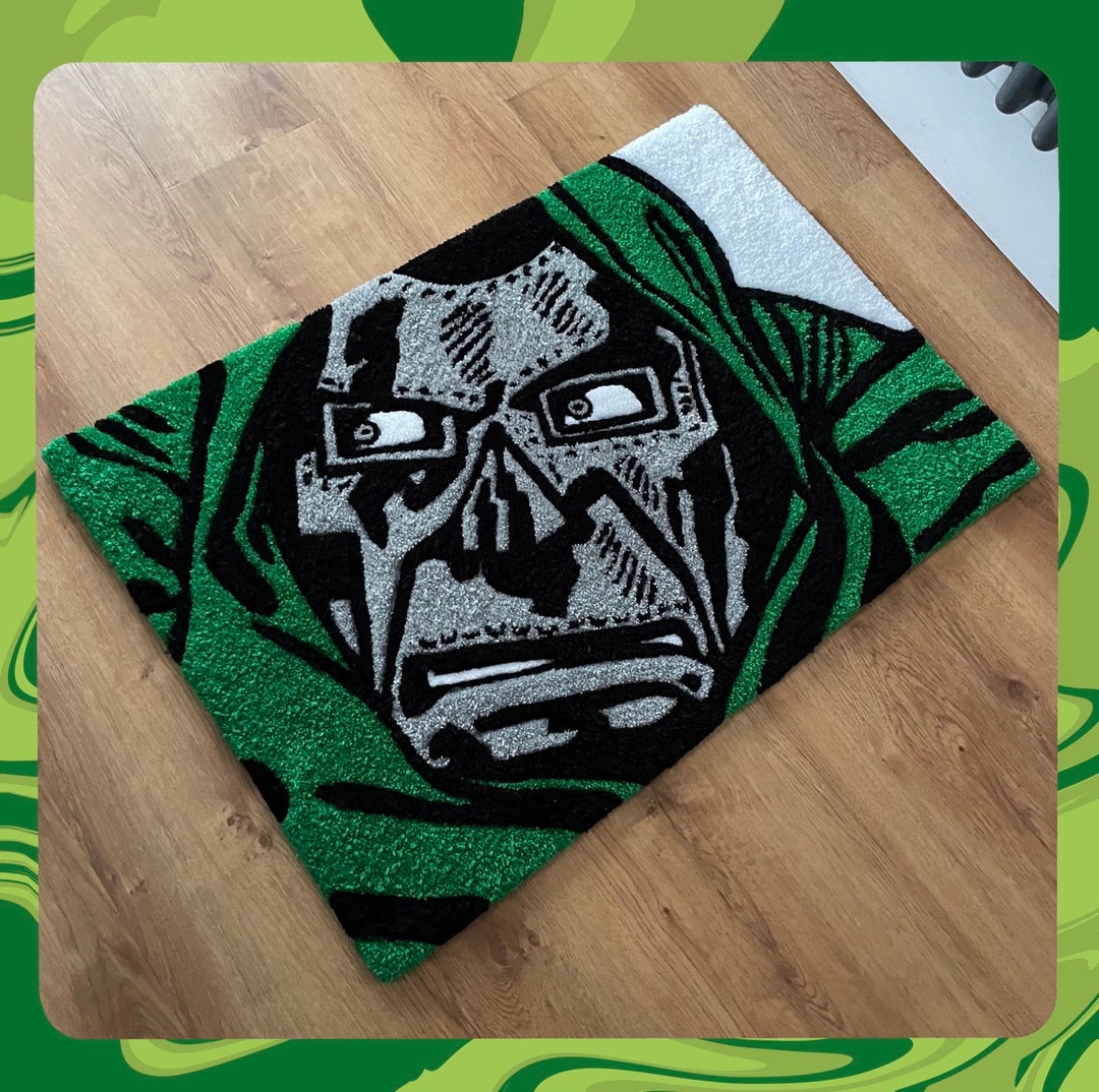 Marvel Dr. Doom Comic Panel Rug - Etsy