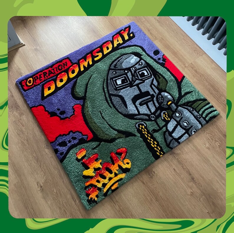 MF Doom doomsday Album Tufted Rug - Etsy